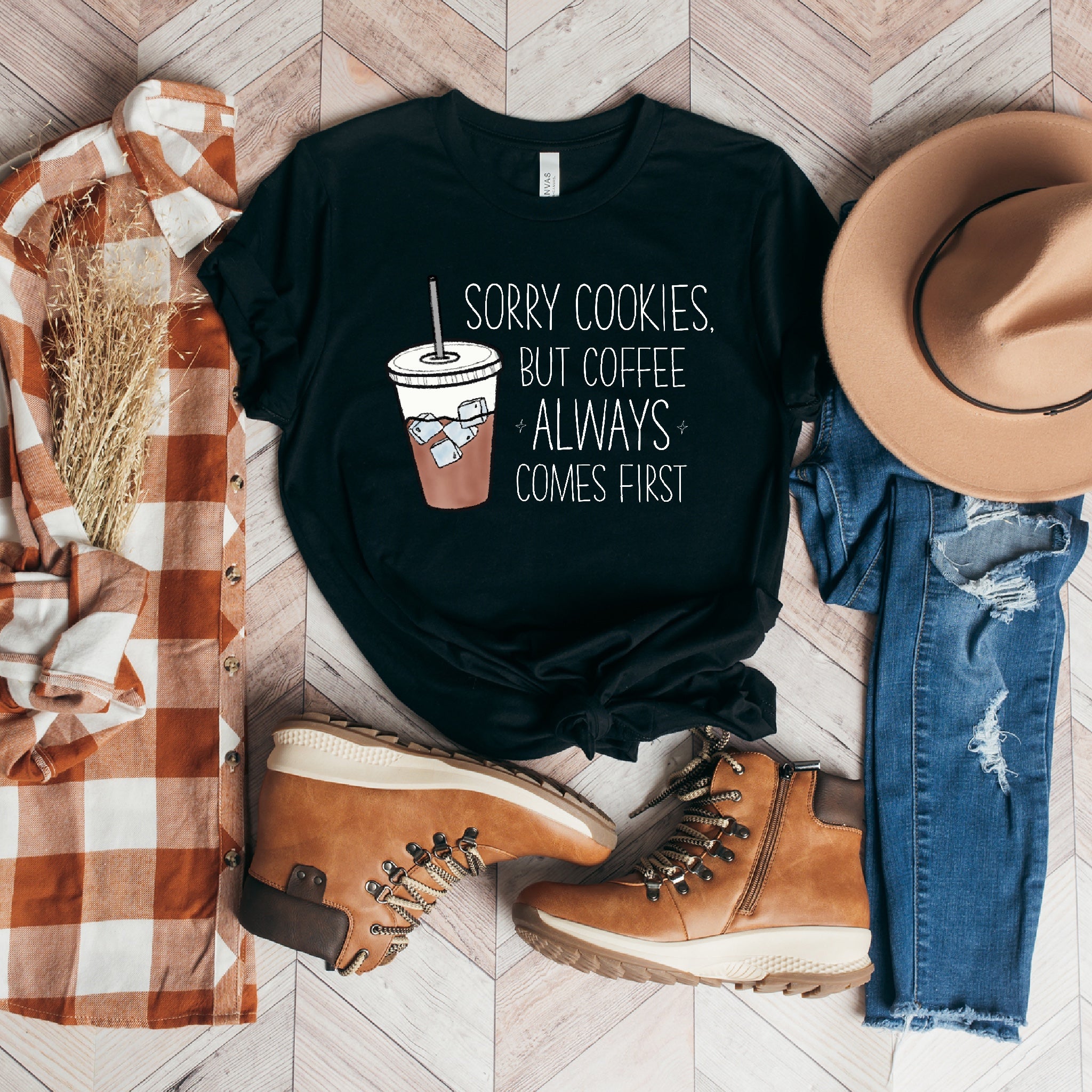Coffee First - Unisex T-Shirt – The Cookier Club